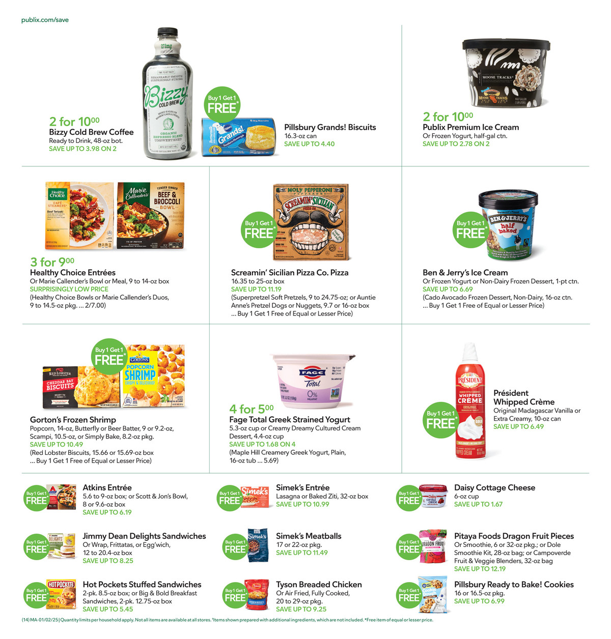 Latest Publix Weekly Ad (1/2/25 - 1/8/25)