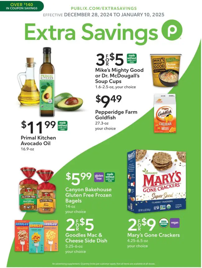 Latest Publix Weekly Ad (1/2/25 - 1/8/25)