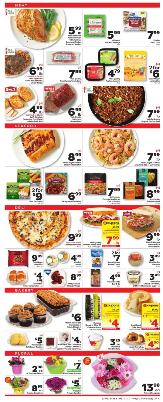 Weis Markets Weekly Flyer (1/23/25- 1/29/25) Circular, Natural ...
