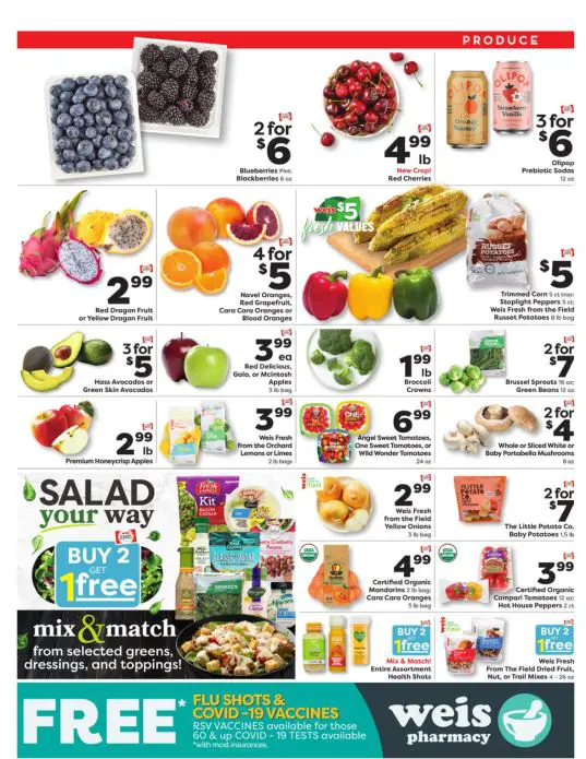 Weis Markets Weekly Flyer (1/23/25- 1/29/25) Circular, Natural ...