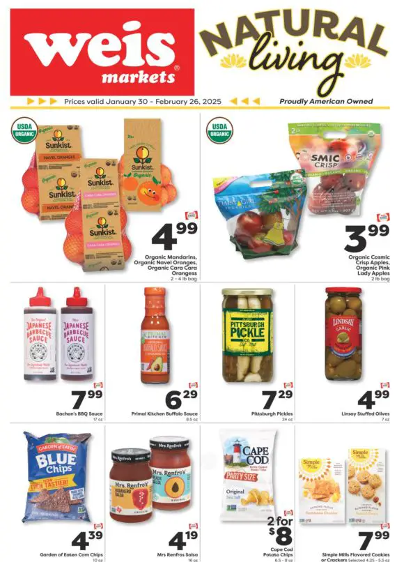 Weis Markets Weekly Flyer (2/20/25- 2/26/25) Circular, Natural ...