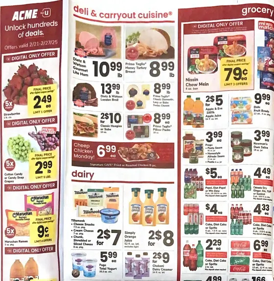 Acme Markets Weekly Ad (2/21/25 – 2/27/25) Preview