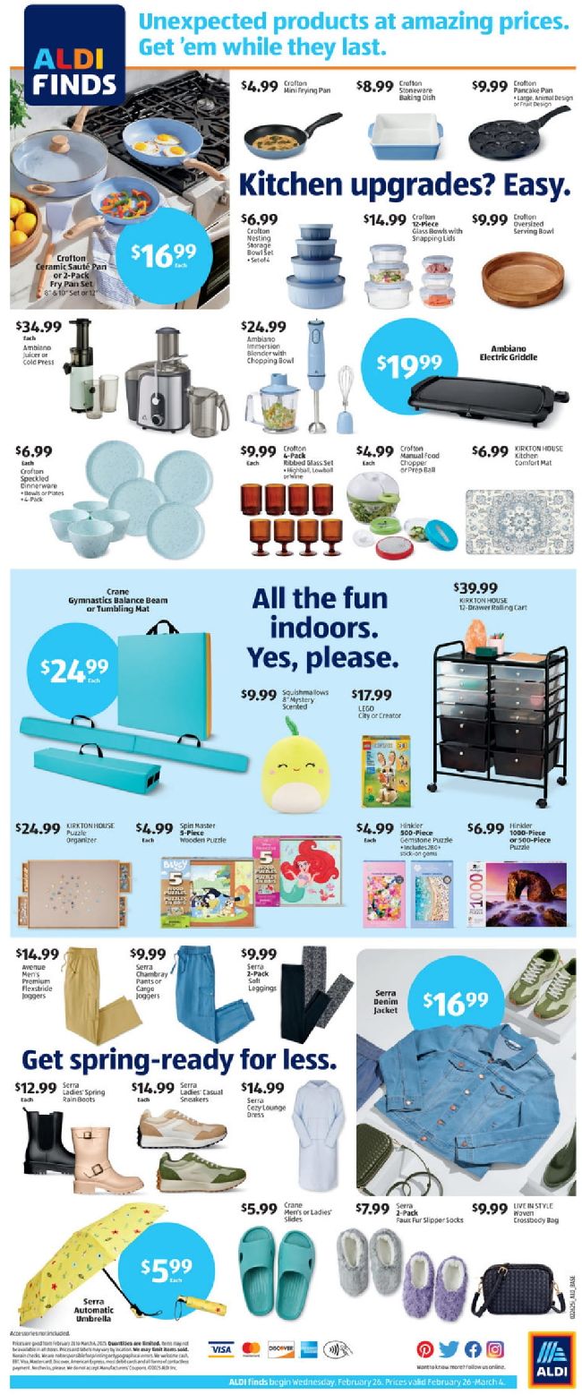 Aldi's Weekly Ad Preview (3/5/25- 3/11/25) & Aldis Finds