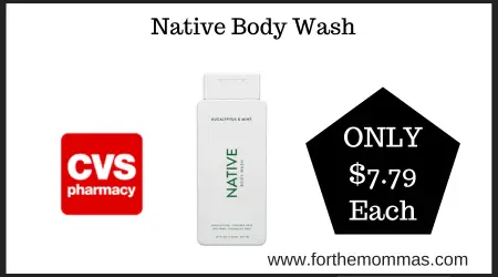 Extrabucks Offer at CVS on Native Body Wash