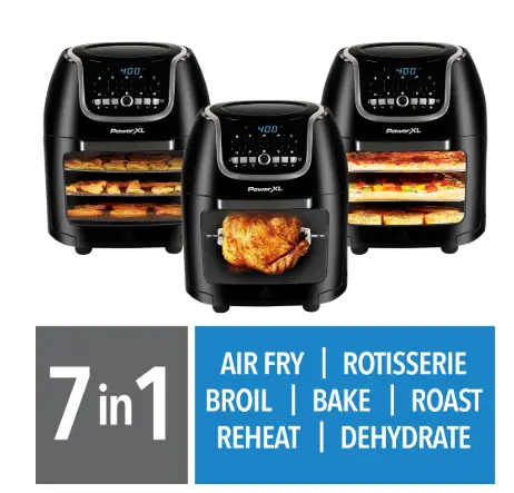 Walmart: PowerXL Vortex 1,700 Watt Air Fryer Pro Plus with 10-Quart ...