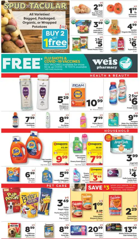 Weis Markets Weekly Flyer (3/20/25- 3/26/25) Circular, Natural ...