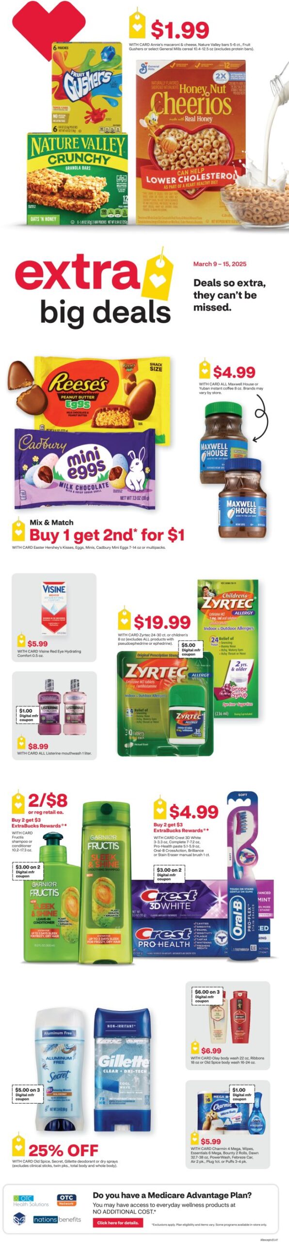 CVS Weekly Ad (3/9/25 –3/15/25) Preview
