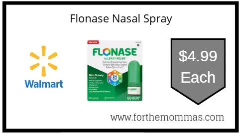 Coupon Deal at Walmart on Flonase Nasal Spray