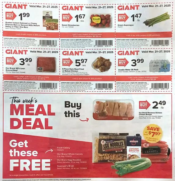 Giant Weekly Ad Preview (3/21/25 - 3/27/25) Next Week