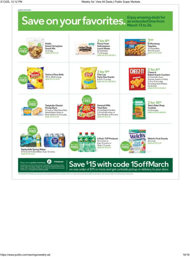 Latest Publix Weekly Ad (3/20/25 – 3/26/25)
