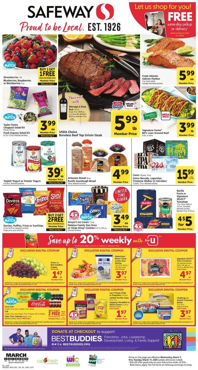 Latest Safeway Weekly Ad | Safeway Ad Flyer for the Week