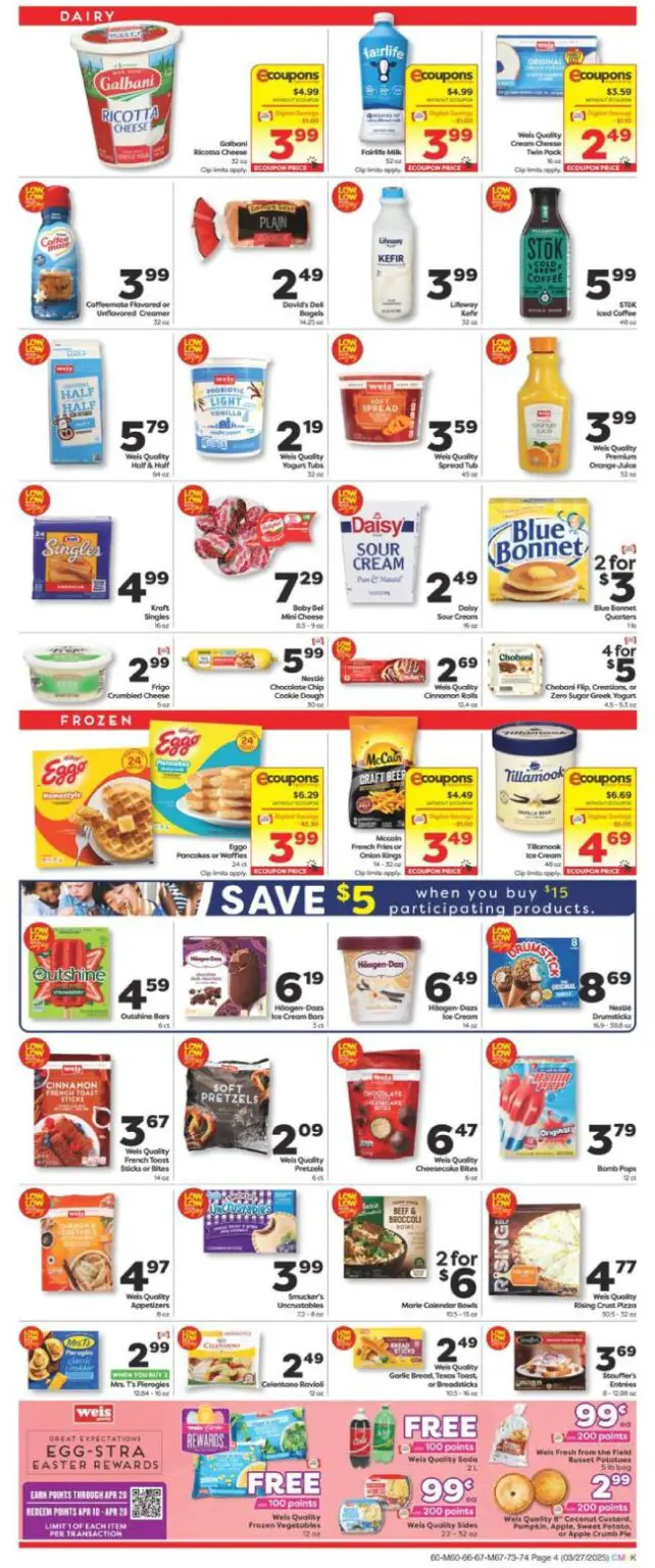 Weis Markets Weekly Flyer (4/3/25- 4/9/25) Circular, Natural & Organic ...
