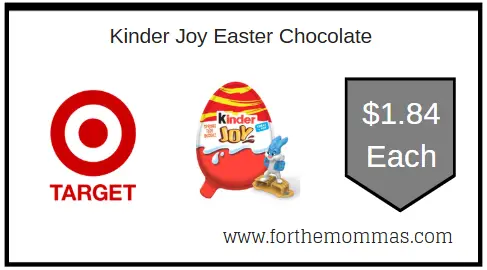 Target Circle Offer on Kinder Chocolate