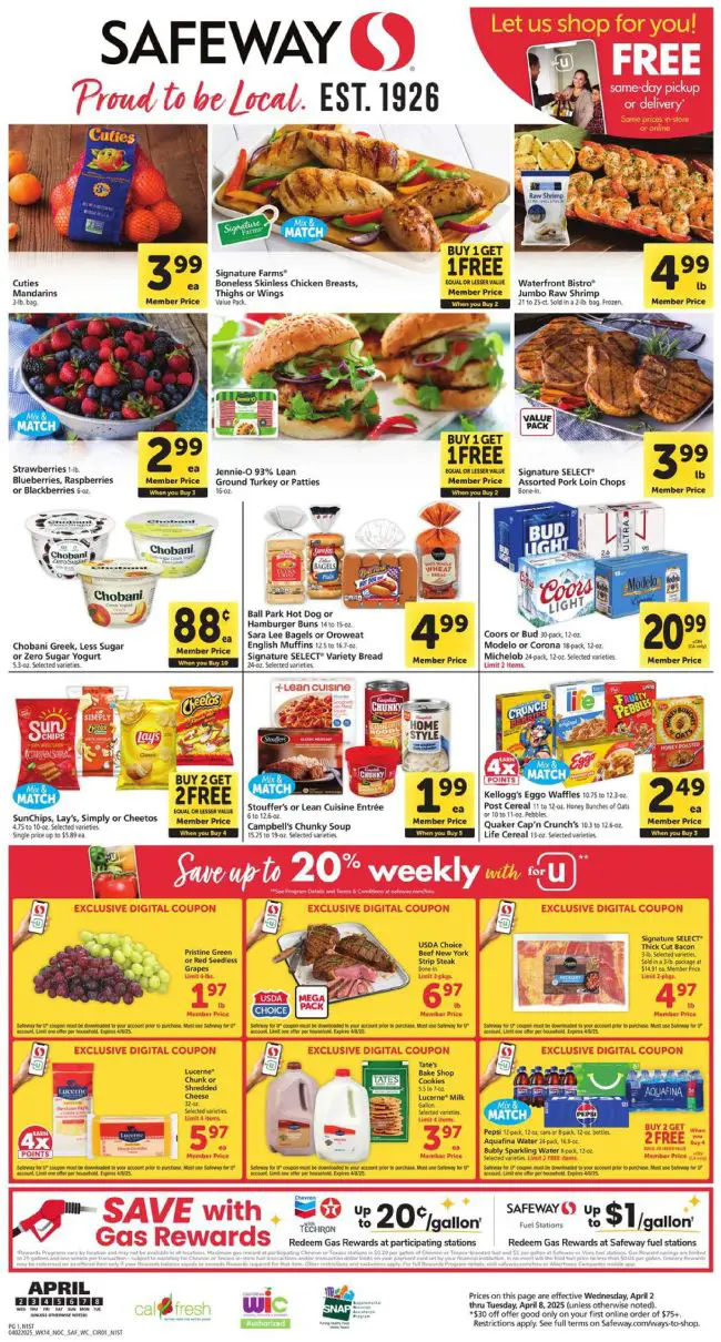 Latest Safeway Weekly Ad | Safeway Ad Flyer for the Week