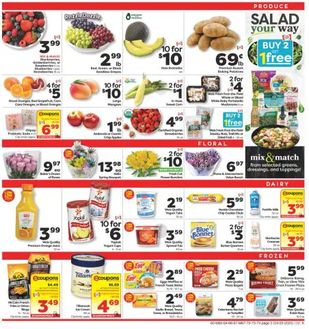 Weis Markets Weekly Flyer (4/3/25- 4/9/25) Circular, Natural & Organic ...