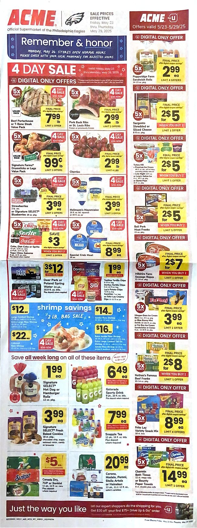 Acme Markets Weekly Ad (5/23/25 – 5/29/25) Preview