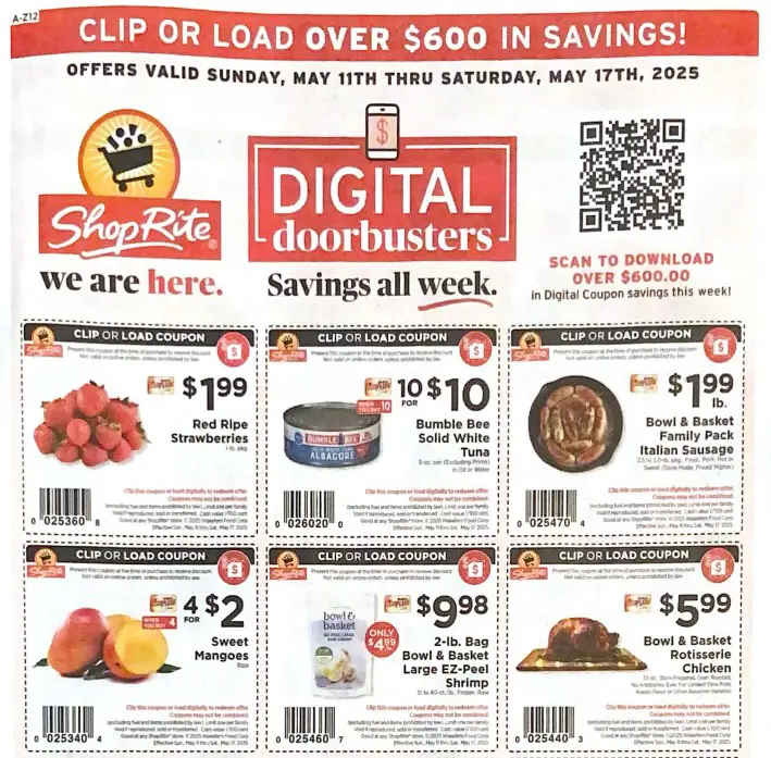 ShopRite Circular for This Week and Next Week