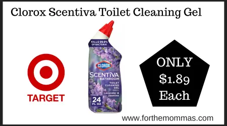 Target Circle Offer on Clorox Scentiva Toilet Cleaning Gel