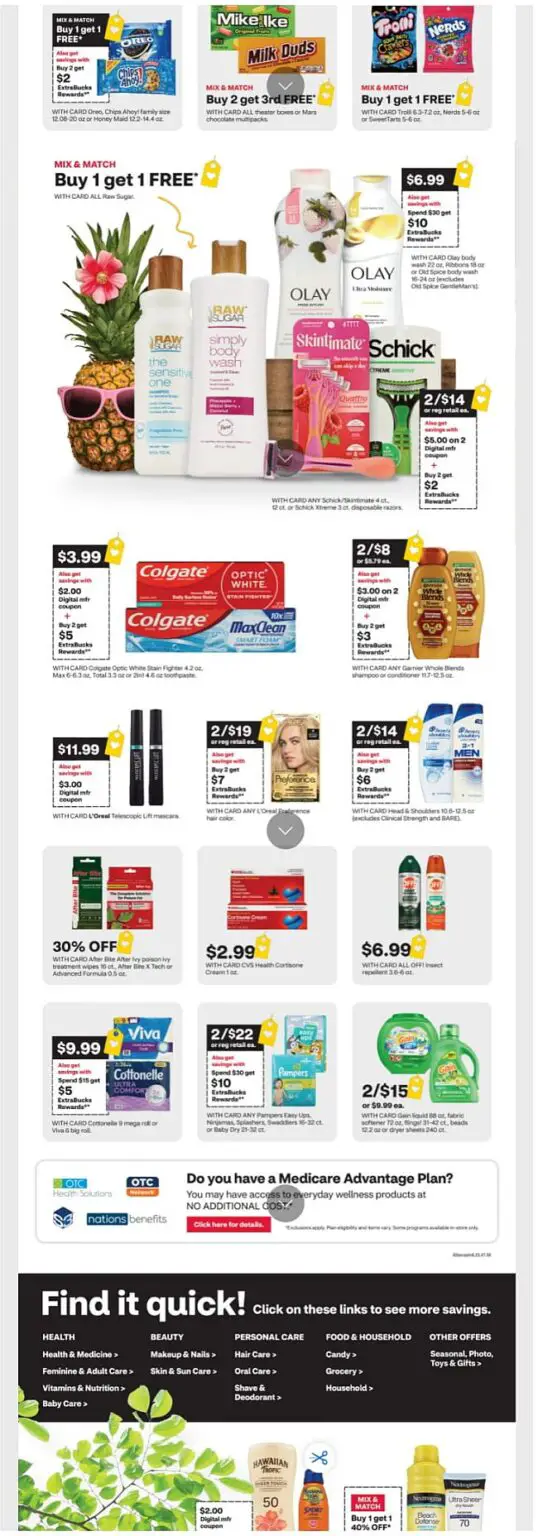 CVS Weekly Ad Circular For This Week and Next Week