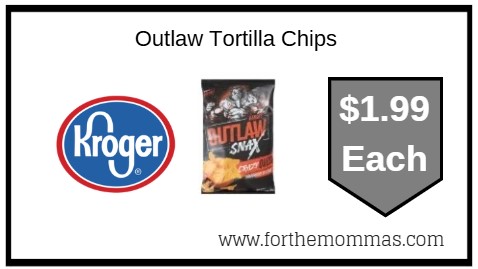 Digital Coupon Deal at Kroger on Outlaw Tortilla Chips