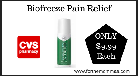 Coupon Deal at CVS on Biofreeze Pain Relief