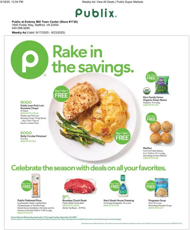 Latest Publix Weekly Ad (09/18/25 – 09/24/25)
