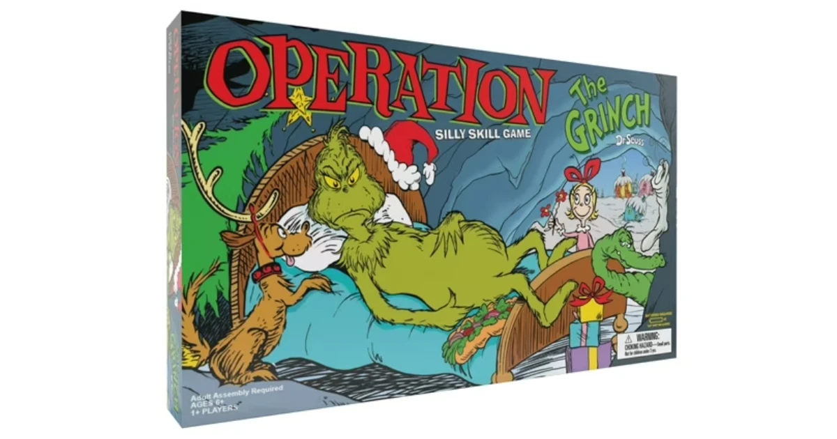 Operation Dr. Seuss Grinch Board Game ONLY $24 (Reg $40) at Walmart