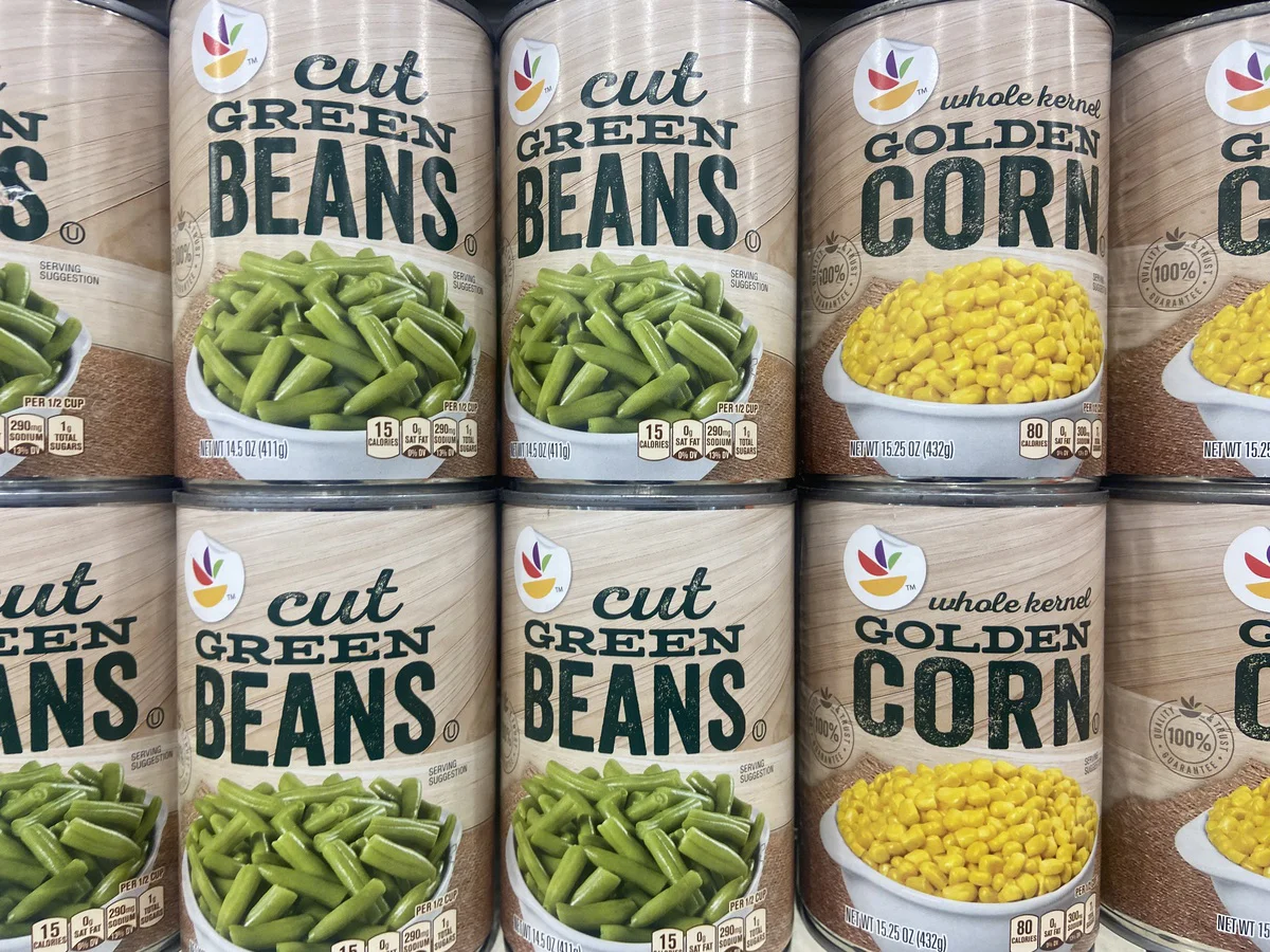 Store Brand Canned Vegetables JUST $0.60 Each at Giant