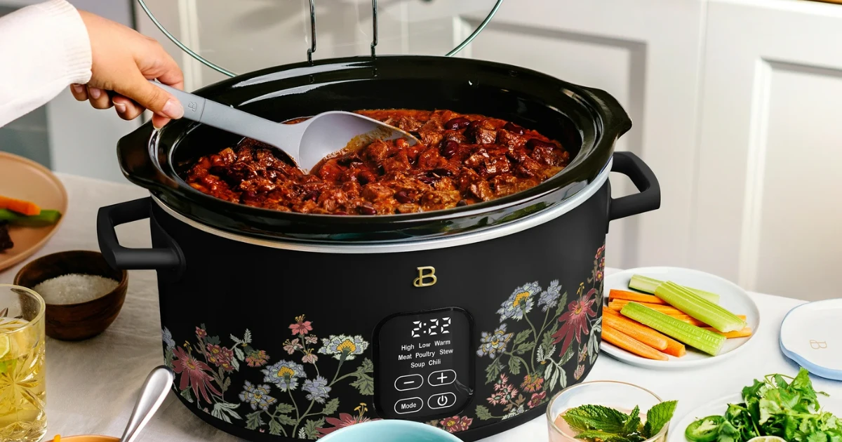 Beautiful 6 Qt Programmable Slow Cooker ONLY $40 (Reg $65) at Walmart