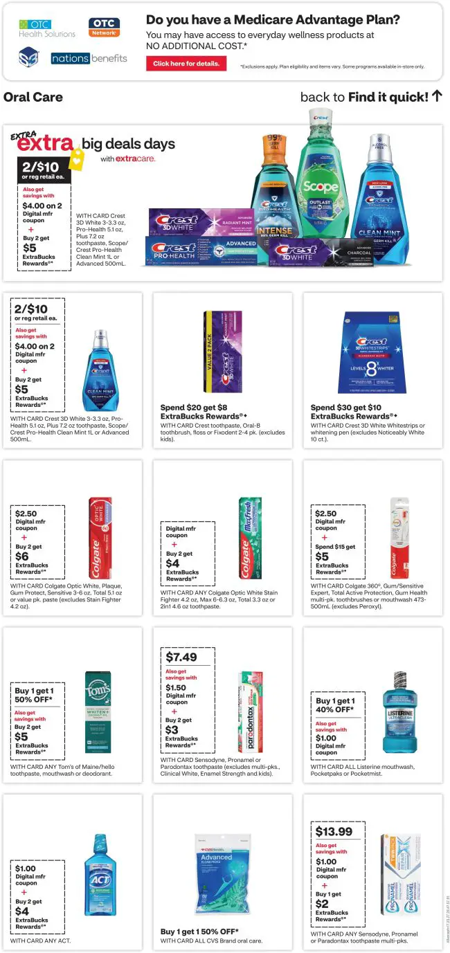 CVS Weekly Ad Circular For This Week and Next Week