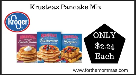 Digital Coupon Deal at Kroger on Krusteaz Pancake Mix